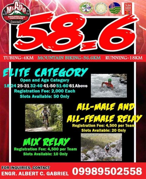 MT. APO BOULDER FACE CHALLENGE | Tourism Sta Cruz